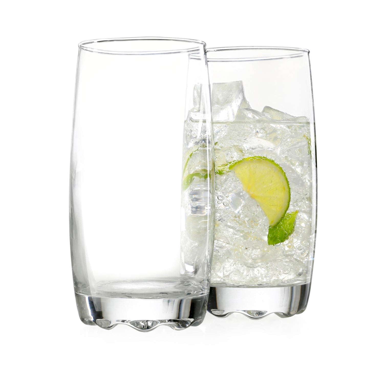 Set 6 Vasos Altos de Vidrio 410ml Cooler Napoles Allegra – Portomenaje