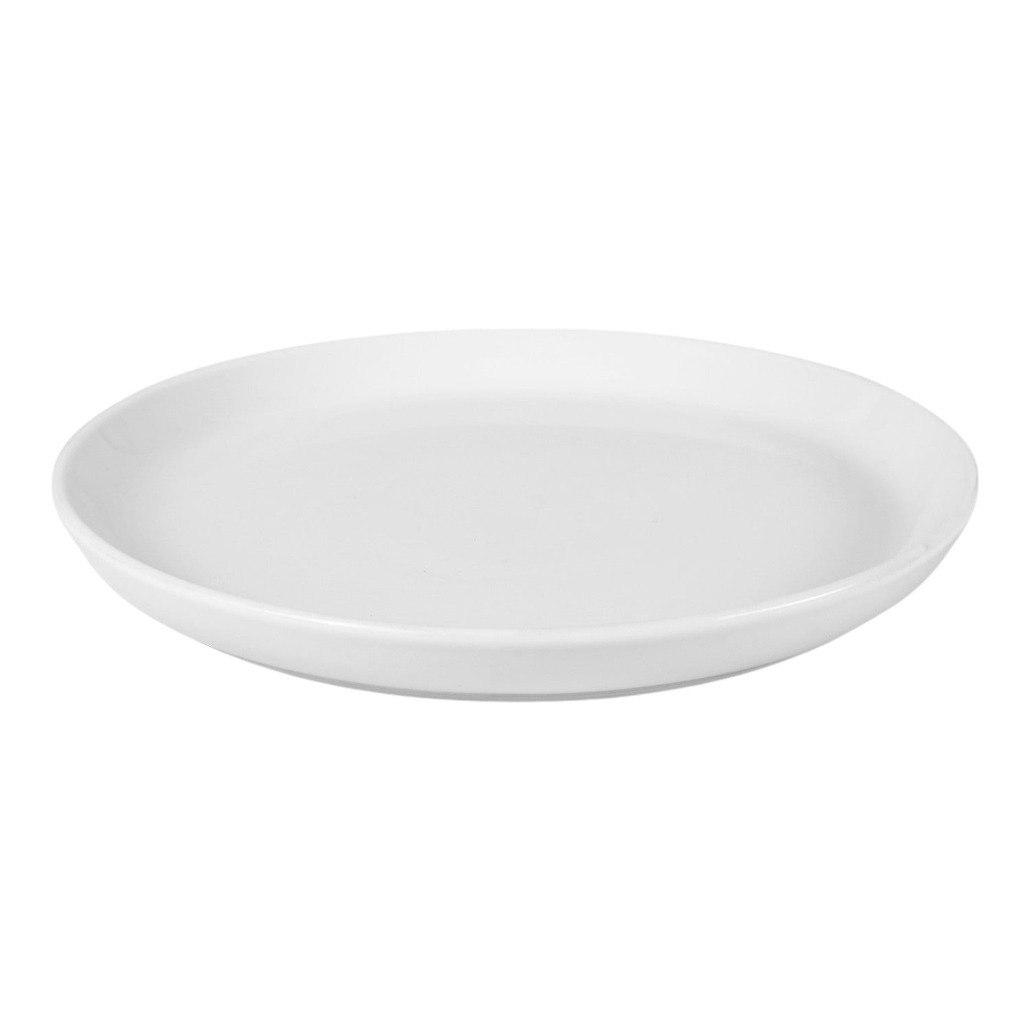 Plato Buffet Borde Vertical Porcelana Blanca 23Cm Wellington – Portomenaje